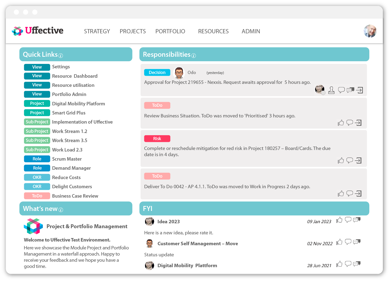 Portfolio Management – Uffective